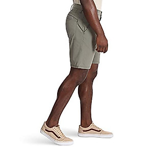 Wrangler Authentics Men's Performance Comfort Flex Flat Front Short, Army Green, 38