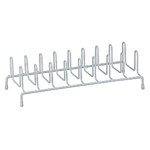 Home Basics PR30379-6 Plate Rack, 13 x 5.5 x 4, White