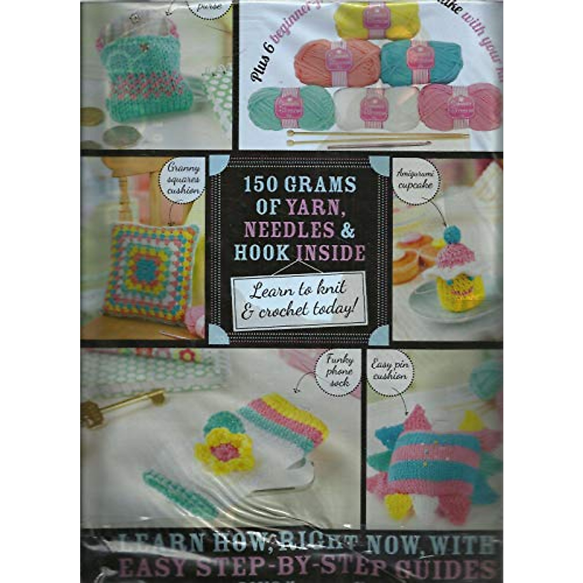 HOW TO KNIT & CROCHET BURSTING WITH SIMPLE & QUICK PATTERNS, FREE GIFT MISSING