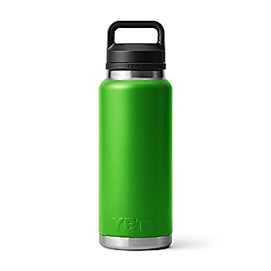 YETI Rambler 36 oz Bottle, Vacuum Insulated, Stainless Steel with Chug Cap, Canopy Green