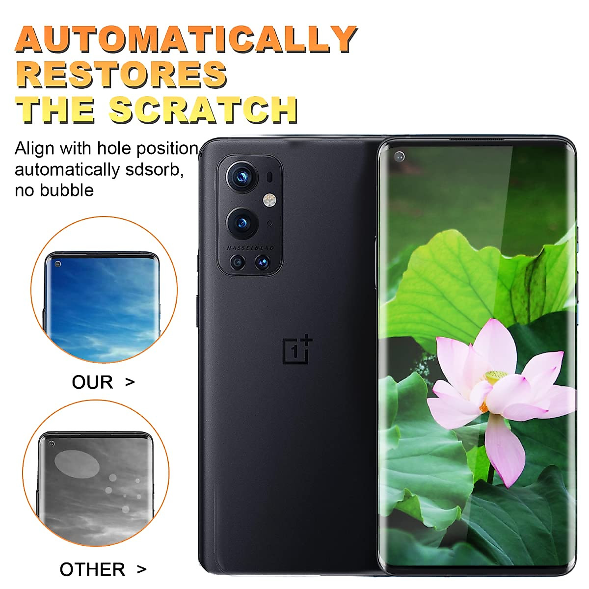 KZLVN 2+2 Compatible OnePlus 10 Pro Screen Protectors + Camera Lens Protectors, 3D HD Accuracy Full Clarity Coverage Premium 9H Tempered Glass, Anti-Scratch, Anti Bubble 3D Touch Film