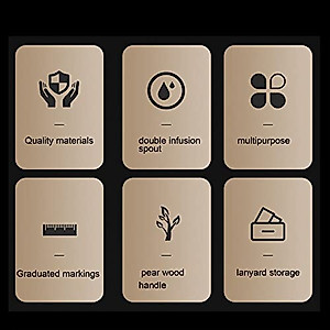 Turkish Coffee Pot Milk Warmer Pot 450ML Stainless Steel Butter Warmer Mini Butter Coffee Milk Pot Small Saucepan with Wooden Handle for Chocolate Heating Camping