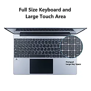 Laptop Computer, Chicbuy 15.6 Inch Laptop with 12GB DDR4 512GB SSD, Quad-Core Intel Celeron N5095 Processors, Pre-installed Windows 11, 1080P IPS FHD Display, USB 3.0, Bluetooth 4.2, 2.4/5G WiFi(Gray)