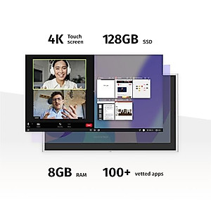 Vibe S1 4K UHD Smart Board, 55 Inch Digital Whiteboard for Office and Classroom, Electronic Presentation Meeting Device for Hybrid Work, Interative Touchscreen Display, Chrome OS and 250+ Free Apps