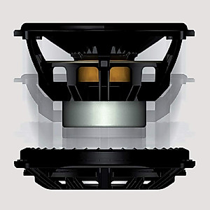 KEF T101CWH Center Channel Speaker - White (Single)