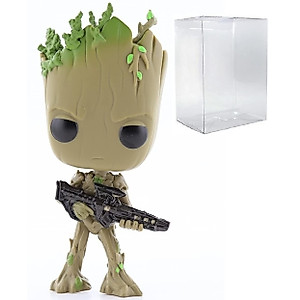 POP Marvel: Avengers Infinity War - Teen Groot with Blaster Funko Pop! Vinyl Figure (Bundled with Compatible Pop Box 3.75 inches
