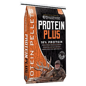 BACKWOODS ATTRACTION Protein Plus - Protein Pellets for Deer - 50 Pound Bag