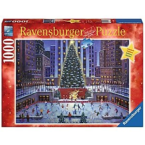 Ravensburger 19563 Rockefeller Center 1000 Piece Piece Jigsaw Puzzle for Adults – Every Piece is Unique, Softclick Technology Means Pieces Fit Together Perfectly, Green