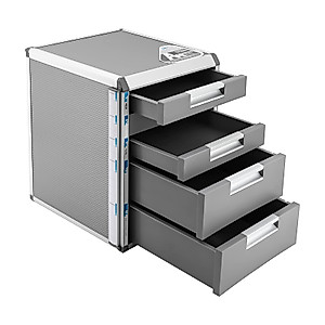 DDBESSIC File Cabinet, 5 Drawer Lateral Filing Cabinet with Lock Desk Cabinet Storage Home Office Lockable Desk Storage Organizer with Drawers