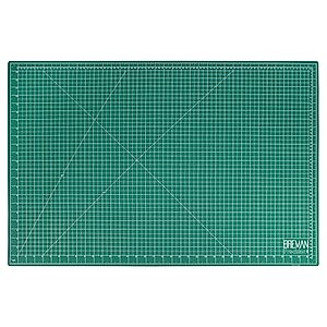 Breman Precision Self Healing Cutting Mat 24 x 36 Inch - Rotary Cutting Mats for Crafts - Craft Cutting Board for Crafting & Quilting - 2 Sided 5 Ply PVC Self Healing Mat - 24x36 Craft Cutting Mat