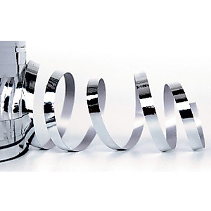 Xmas Ribbon - Christmas Ribbon Set of 4 Rolls Silver Red Green Gold Curling Ribbons Thin for Holiday Wrapping & Decoration