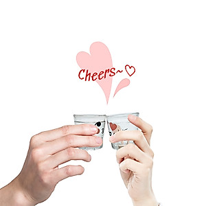ADDY & PLUSY Korean Lovely Soju Shot Glasses 4pcs