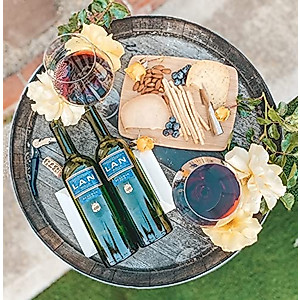 Winebars | The Tiny countertop Wine Rack That Also fits in The Refrigerator (Natural Silver)