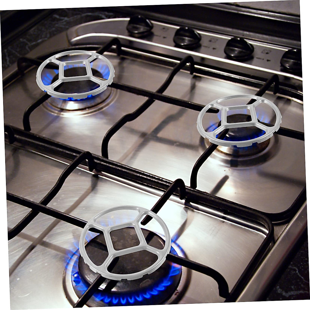 Auxiliary support for small pot grill for stovetop electric stove burner stove accessories round rack cast iron furnace rack gas range burner grate wok ring for gas stove