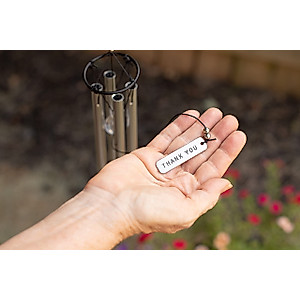 Forever Grateful Wind Chime with Engraved Thank You Message - Unique Gift of Gratitude/Appreciation Gift/Thank You Gift for Special Friend/Family/Coworkers/Teachers/Mentor