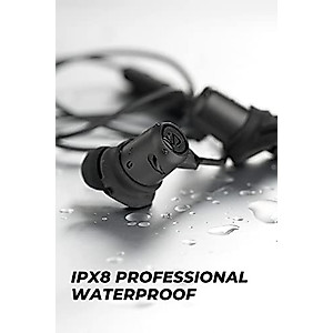 SoundPEATS Q35 HD Neckband Bluetooth Headphones IPX8 Waterproof Wireless Earphones for Sports in-Ear Stereo Bluetooth 5.0 Earbuds with Magnetic Charger Built-in Mic CVC 6.0 14 Hours Playtime