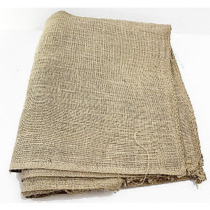 4 Pack Premium Large Burlap sack Bags | 4Piece Set | 24 x 40 inch | New Coffee Bag | Potato Bag | Sack Race | Seed Preserve Sack | Natural Jute Product | made by 10 Ounce Burlap Fabric (4)