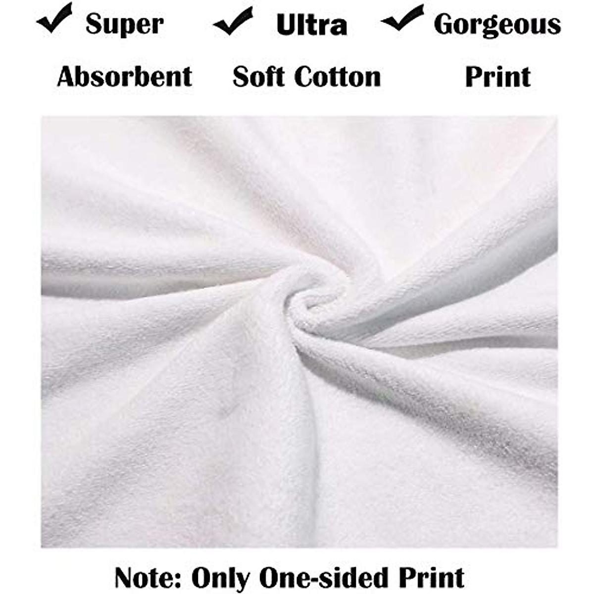 Face Towel Hand Cloth Terry Towels Washcloth Bright Cute Cartoon Owls Bath Decor Gift for Hotel-Spa-Kitchen Multi-Purpose,Soft,Quick-Dry 30 X 15 inch