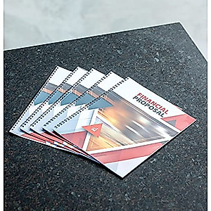 Fellowes 52089 Presentatn Covers,Sqr.Corners,Unpch,11-1/4-Inch X8-3/4-Inch,100/Pk,Cl