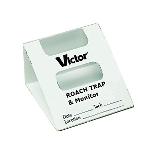 Safer M327 Monitor Victor Roach Glue Trap, White (Pack of 150)