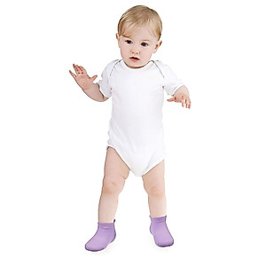 Syhood 10 Pairs Baby Crawling Anti-Slip Knee Pads and Anti-Slip Baby Socks Set Unisex Toddler Knee Protectors Non Slip Ankle Socks (Multicoloured)