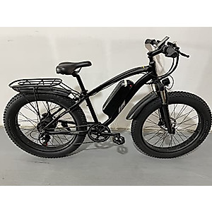 CEAYA Electric Bike Adults,1000W 48V 17Ah Battery 26'' Fat tire Electric Bicycle,7-Speed,Up to 40 Miles,Snow Beach Mountain E Bike