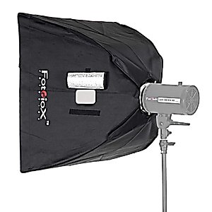 Fotodiox Pro Softbox, 24"x24" (24x24 in) with Speedring, for Bowens Gemini Standard, Classica Powerpack, R Series, Rx Series, and Pro Series Strobe Flash Light, Soft box, Speed Ring