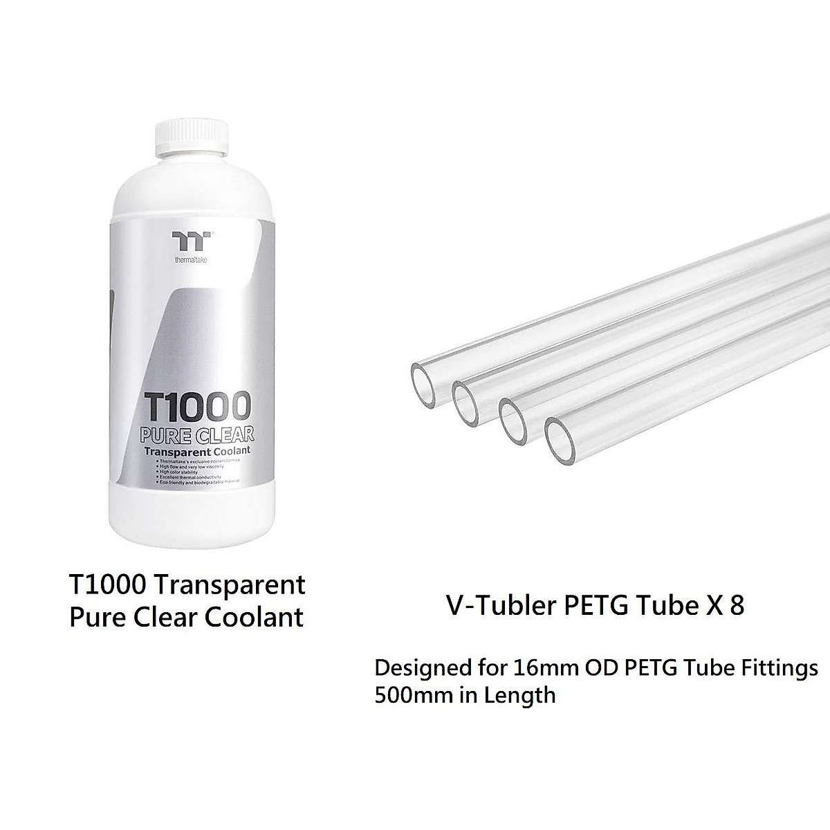 Thermaltake Pacific C360 Ddc Res/Pump 5V Motherboard Sync Copper Radiator PETG Hard Tube Water Cooling Kit CL-W243-CU12SW-A