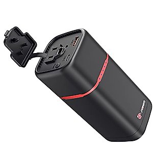 G-POWER Portable Power Station, 20000mAh/74Wh Portable Laptop Charger Power Bank 80W (Peak 100W) AC Outlet, 30W Type-C/USB-A Ports, Fast Charging Lightweight Power Charger for Phone, Laptop, Camera