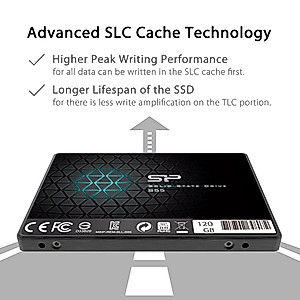 Silicon Power S55 120GB 2.5" 7mm SATA III Internal Solid State Drive SP120GBSS3S55S25