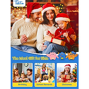 TEKFUN Kids Toys,10in 2 Pack LCD Writing Tablet Coloring Doodle Drawing Board Pad for Kids with Stylus, Car Trip Educational Toys Easter Toys Birthday Gift for Toddlers 3 4 5 6 7 Kids Girls Boys