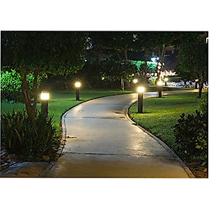 Neanete Low Voltage Landscape Replacement led Light Bulb 12v T5 T10 Wedge Base 25W Equivalent 1.5W 240lm for Garden Path Light Deck Light,Walkway Lawn Light warmwhite 3000K Pack of 6