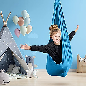 Therapy Swing for Kids with Special Needs (Hardware Included) Sensory Swing Cuddle Swing Indoor Outdoor Kids Swing Adjustable Hammock for Children with Autism, ADHD, Aspergers