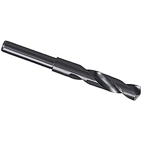 Yoohey 16mm(5/8-Inch) HSS Twist Drill Bit, 1/2" Straight Shank High Speed Steel Drilling Hole Tool, Reduced Shank Drill Bit for Metal Aluminum Plate Stainless Steel Wood Plastic Copper Drilling