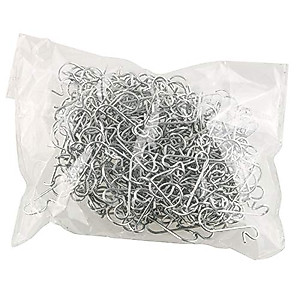 E-outstanding 100pcs Small S Shape Hook Christmas Tree Decorations Silver S Hook Supplies for Home Party