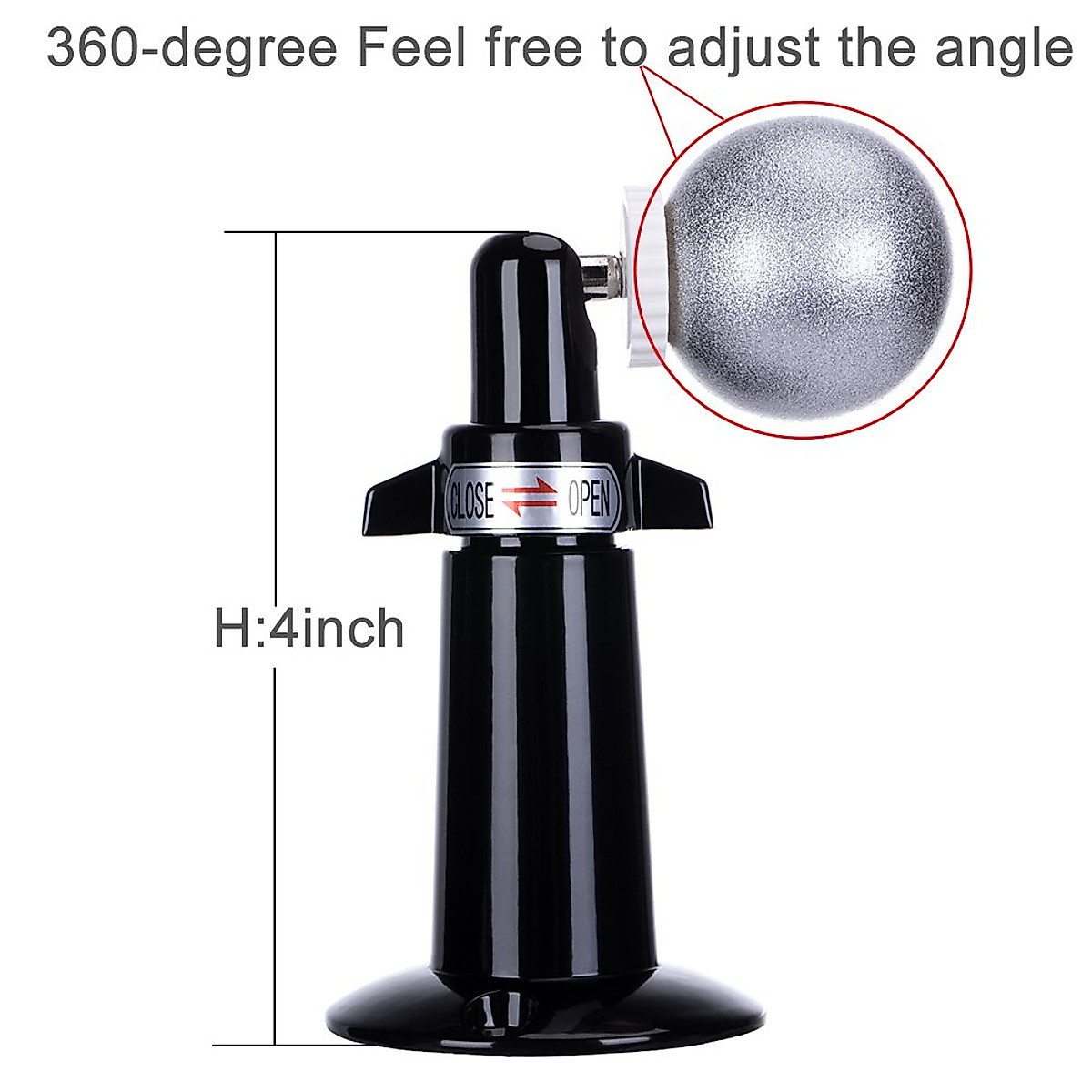 Suptig Adjustable Metal Mount Compatible Arlo/Arlo pro/Arlo pro 2 Outdoor Indoor (2 Pack White and Black)