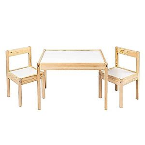 IKEA KidTable, Table and 2 Chairs, White