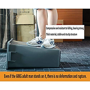 NYKK Wastebasket 23 Litre / 6 Gallon Swing Cover Trash Can (Gray) Waste Container (Capacity : 23L)