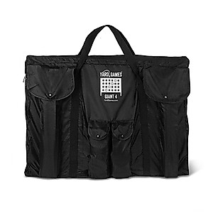 Giant 4 Connect in a Row with Carrying Case and Stained and Finished Legs and Frame