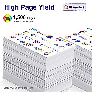 ManyJets LC3019XXL Compatible Ink Cartridge Replacement for Brother LC3019 LC3019XXL LC3017 Work with Brother MFC-J5330DW MFC-J6930DW MFC-J6530DW MFC-J5335DW MFC-J6730DW Printer (2C,2M,2Y,6-Pack)
