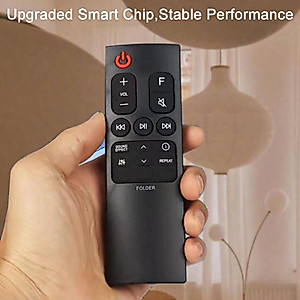 AKB75595361 Replacement Remote Control Work with LG Soundbar SL4Y SN4 SN5Y SN6Y SN7Y SL4Y.DAUSLLK SN4.DAUSLLK SN4.DMYSLLK