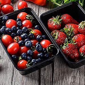 HOMEE Meal Prep Containers 50 Pack/ 26 oz Reusable Food Storage Containers Bento Lunch Box with Lids Made of Plastic, Stackable, Microwavable, Freezer and Dishwasher Safe Use