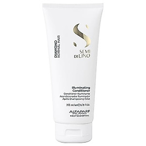 Alfaparf Milano Semi Di Lino Diamond Illuminating Conditioner - Moisturizing Conditioner For Normal and Color Treated Hair - Sulfate & Paraben Free Professional Hair Care (6.76 oz)