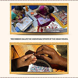 TIED RIBBONS Rakhi for Brother | Bhai Rakhi with Card | Roli Chawal Tika - Raksha bandhan Rakhi Bracelet for Brother Rakhi Thread | Rakhi for Bhaiya | Rakhi Gifts for Brother (Orange | Multi)