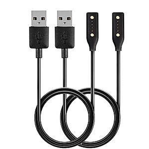 Chofit Compatible with Bose Frames Rondo Charger Cable,3.3ft USB Magnetic Charging Cable for Bose Frames Alto S/M M/L,Bose Frames Soprano,Bose Frames Tenor (Black-2 Pack)