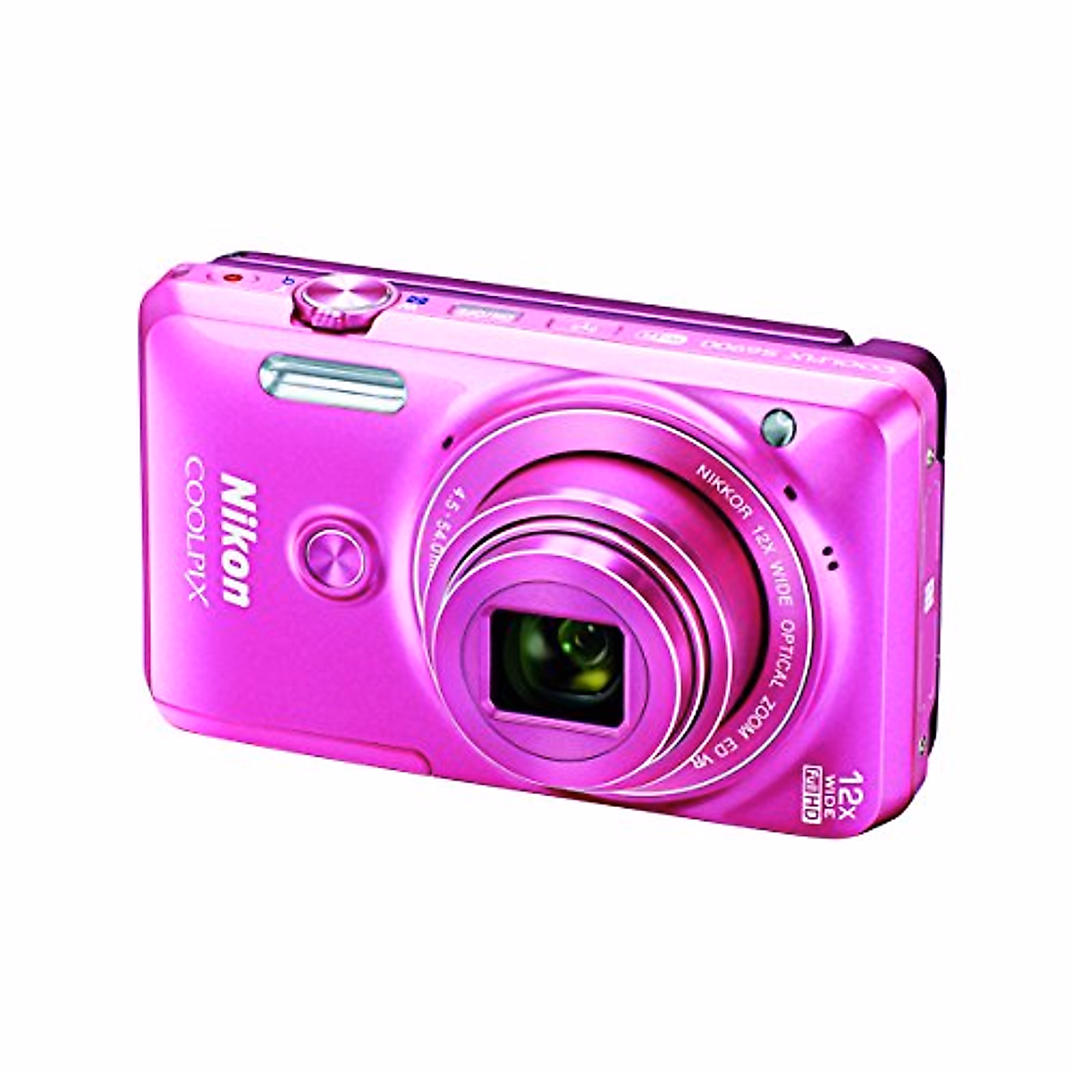 Nikon COOLPIX S6900 Digital Camera with 12x Optical Zoom and Built-In Wi-Fi (Pink)