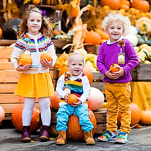 Zhanmai 48 Pcs Thanksgiving Badge Reels Felt Retractable Badge Reels with Clip Cute Squirrel Turkey Pumpkin Maple Leaves Holiday Themed Badge Holders Gift for Nurse Doctor Students School Office