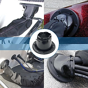 Marine Cable Boot - Boat Transom Steering Wires Boot Protect Fuel Lines Diameter 4 2/5"