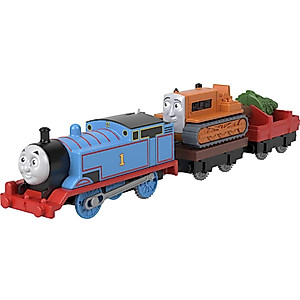 Thomas & Friends Thomas & Terence, Battery-Powered Motorized Toy Train for Preschool Kids Ages 3 Years and up