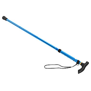 Dilwe Walking Stick, Telescopic Anti-Skid Trekking Pole Collapsible Hiking Poles Folding Walking Cane for Outdoor Camping Hiking Mountain Camping Mountain Climbing Tools(Blue£©